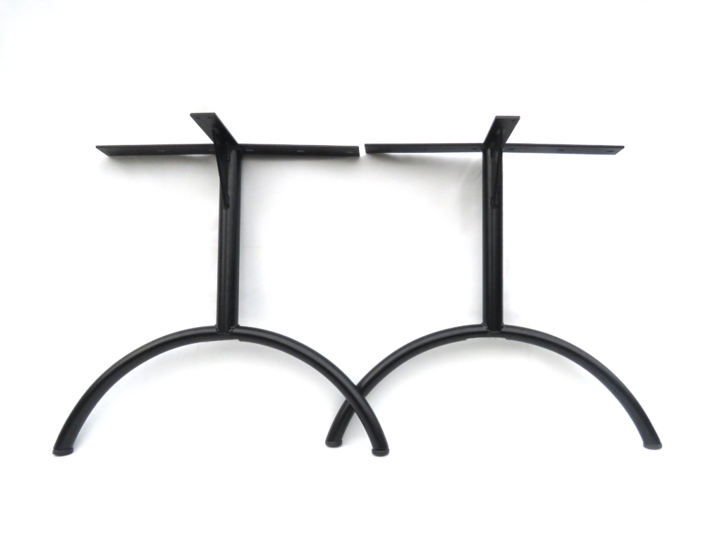 Arch table leg set (Black, NO casters) - Arch Table Legs